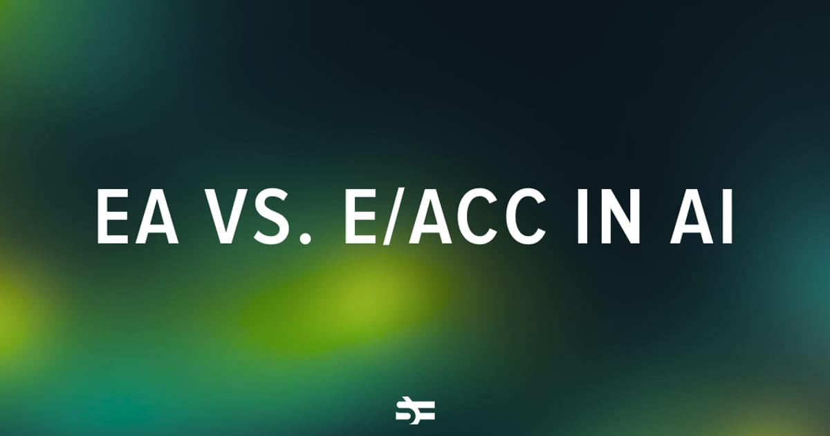 Effective Altruism vs. Effective Accelerationism in AI