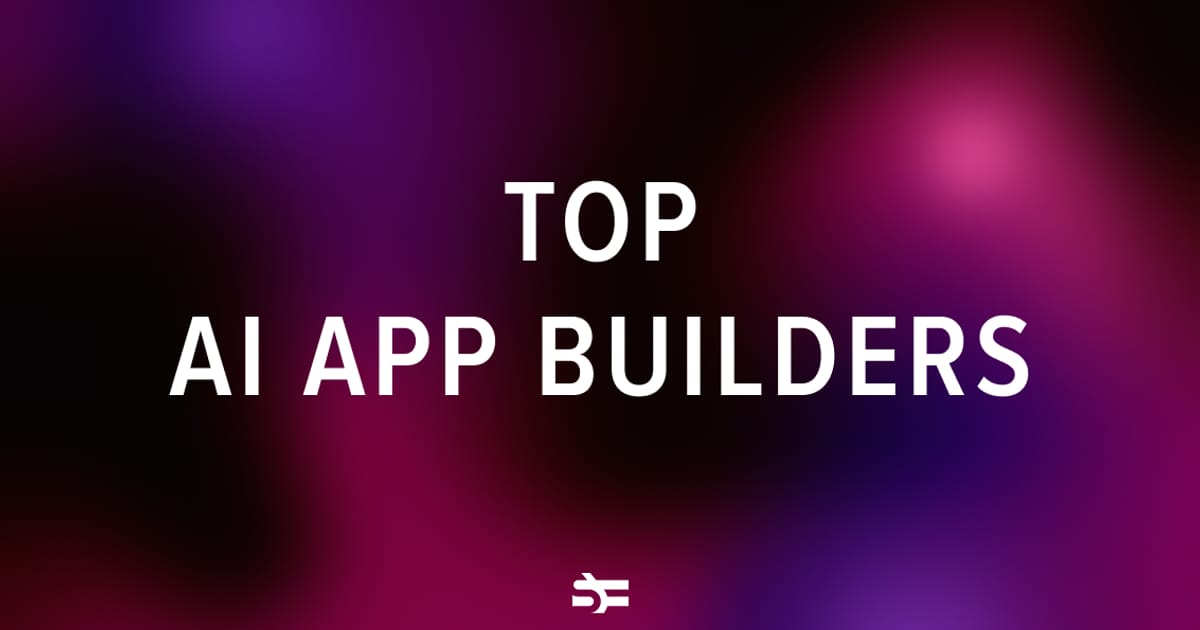 Top AI app builders